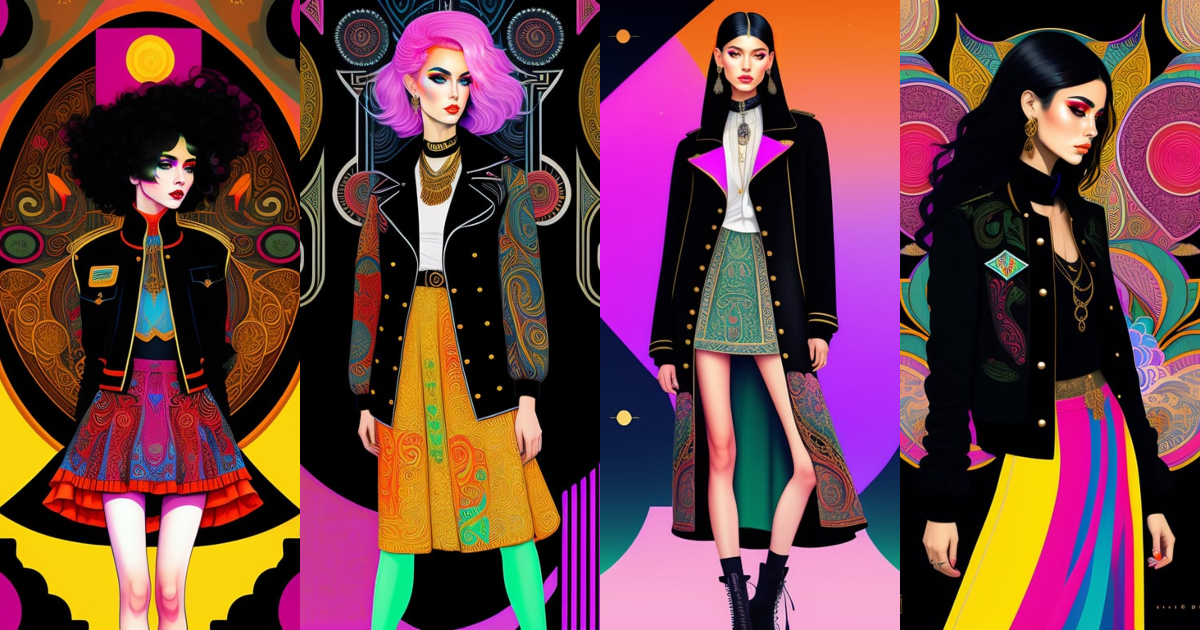 Lexica - Blocky line drawing of an Androgynous trans goth girl in a ...