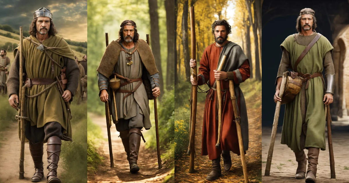 Lexica - Illustrated photo realistic, A man from medieval ages ...