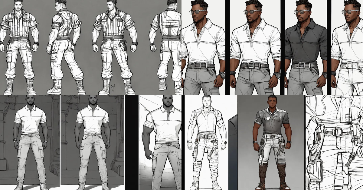 Lexica - Dark dark complexion fully clothed athletic man. Realistic ...