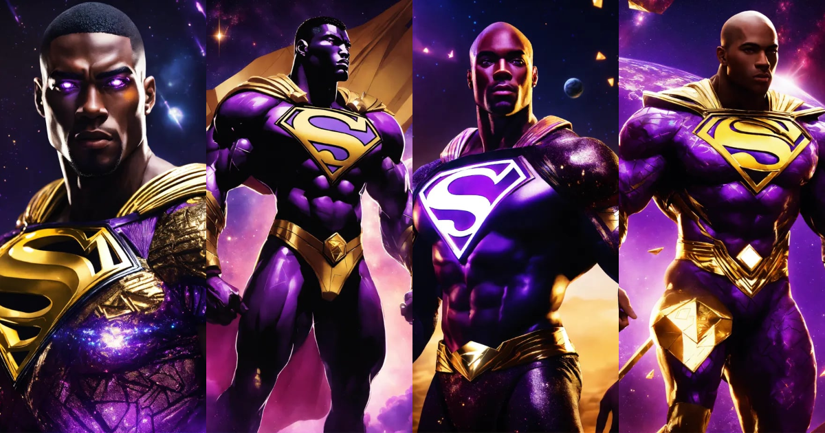 Lexica - Ultra-detailed purple black & gold hieroglyphics-designed ...