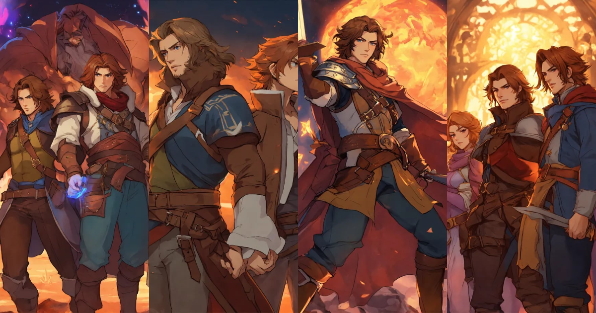 Lexica - A thropple of Alacard, Trevor Belmont and Sypha Belnades
