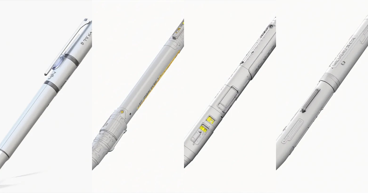 Lexica - 3D model of a stylus based on a reference, respect for details ...