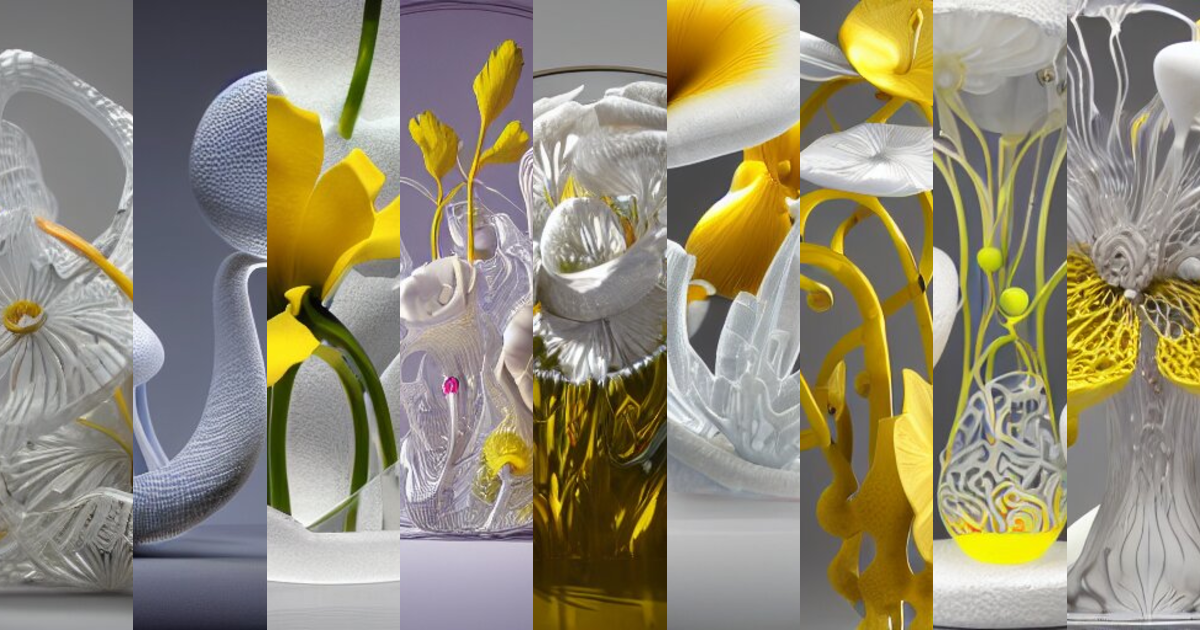 Lexica - A beautiful intricate 3 d abstract glass sculpture made of ...