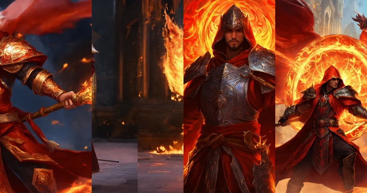 Lexica - Fire shield, shield made of flames, magical shield, magical ...