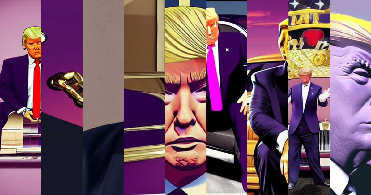 Lexica - Portrait of donald trump sitting on a roll's royce, gta 5 ...