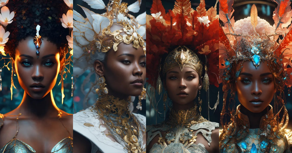 Lexica - Hyperwave cover art Fantasy concept art, dark skinned black ...