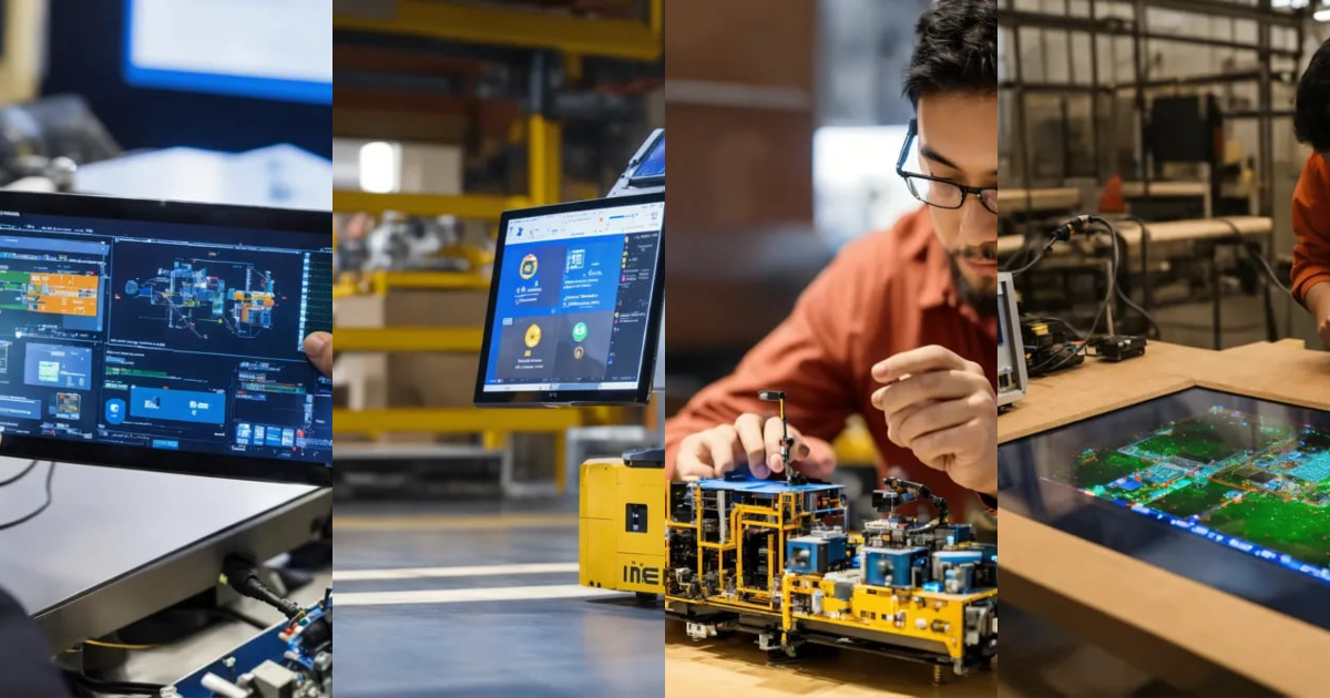 Lexica - Engineers move industry to digital with touch screens and small robots