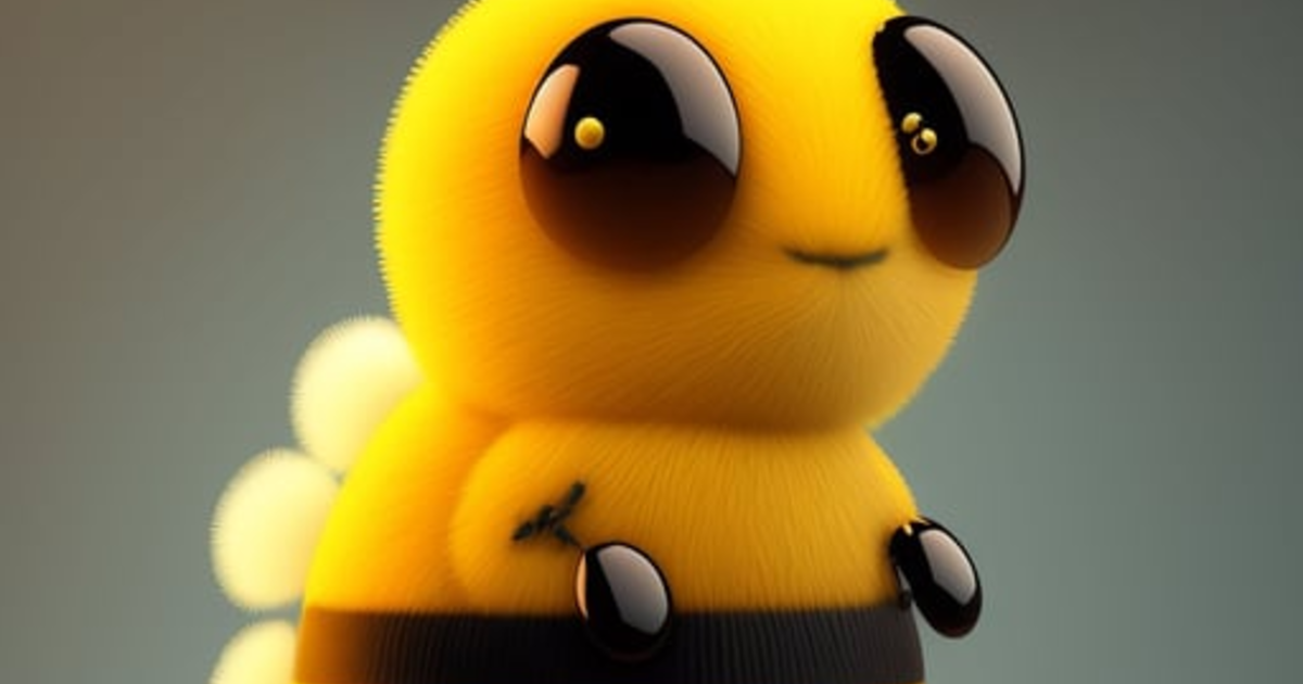 Lexica - Cute bee, character, 2d, poses