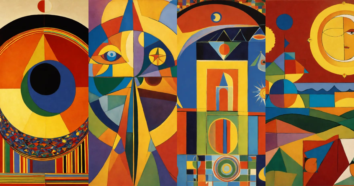 Lexica - Sun merging into moon, psychedelic, the four corners of the ...