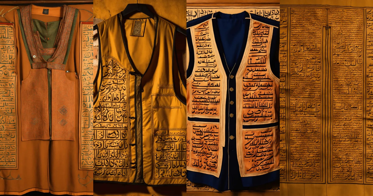 Lexica - A special design for the tour guide a waistcoat with a pocket ...