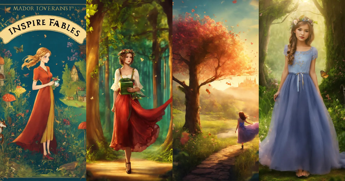 Lexica - Can you create Banner for { Inspire Fables } Brand. Not Fairy ...
