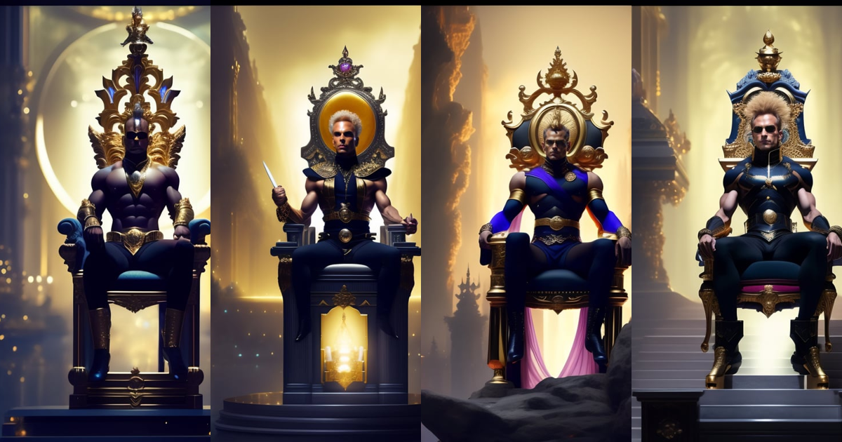 Lexica - Dio from jojo's bizarre adventure sitting on a throne, matte ...