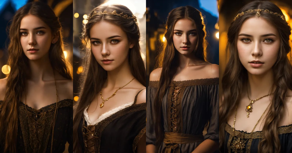 Lexica - Portrait, goddess of beauty, childish, highly attractive 14 ...