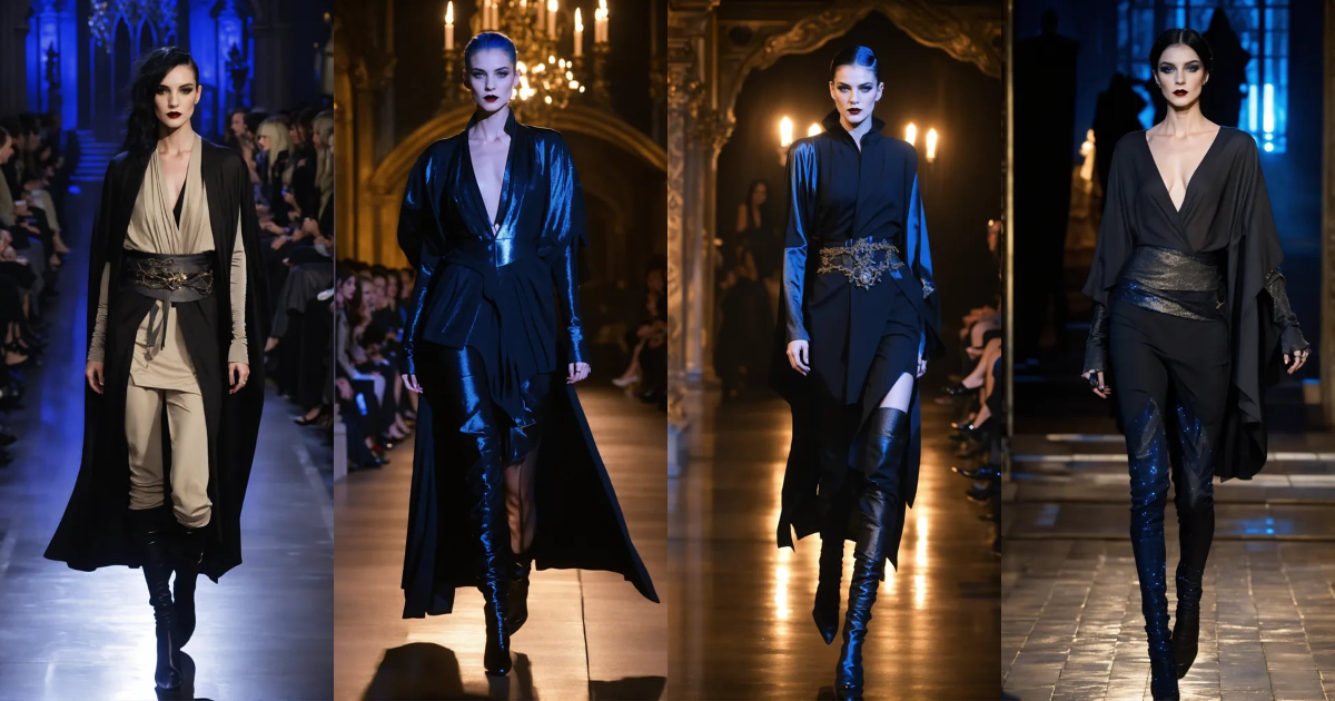 Lexica - Lothlorien androgynous royal vampire walking runway during ...