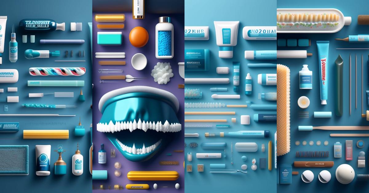 Lexica - "Toothpaste costumes and props, knolling, knolling layout ...