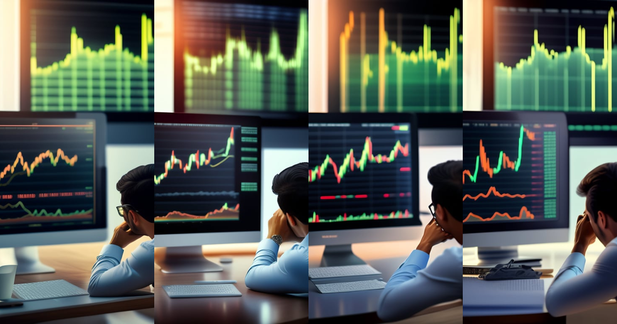 Lexica - Crazy financial genius, risk, market stocks graph, macbook ...