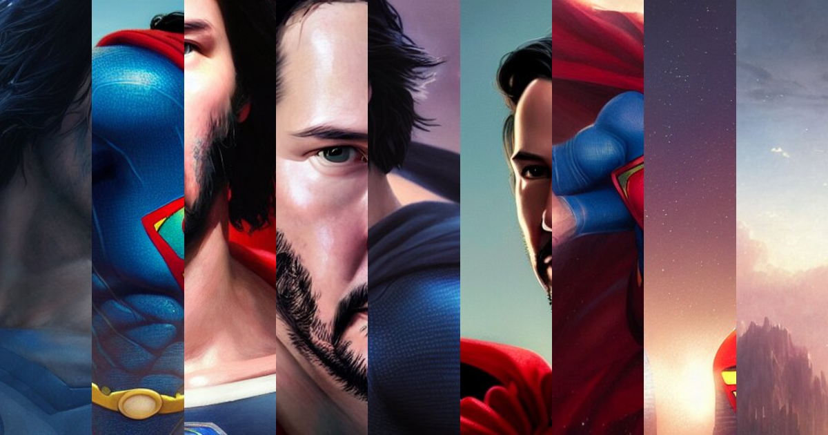 Lexica - Highly detailed portrait of keanu reeves as superman, in the ...