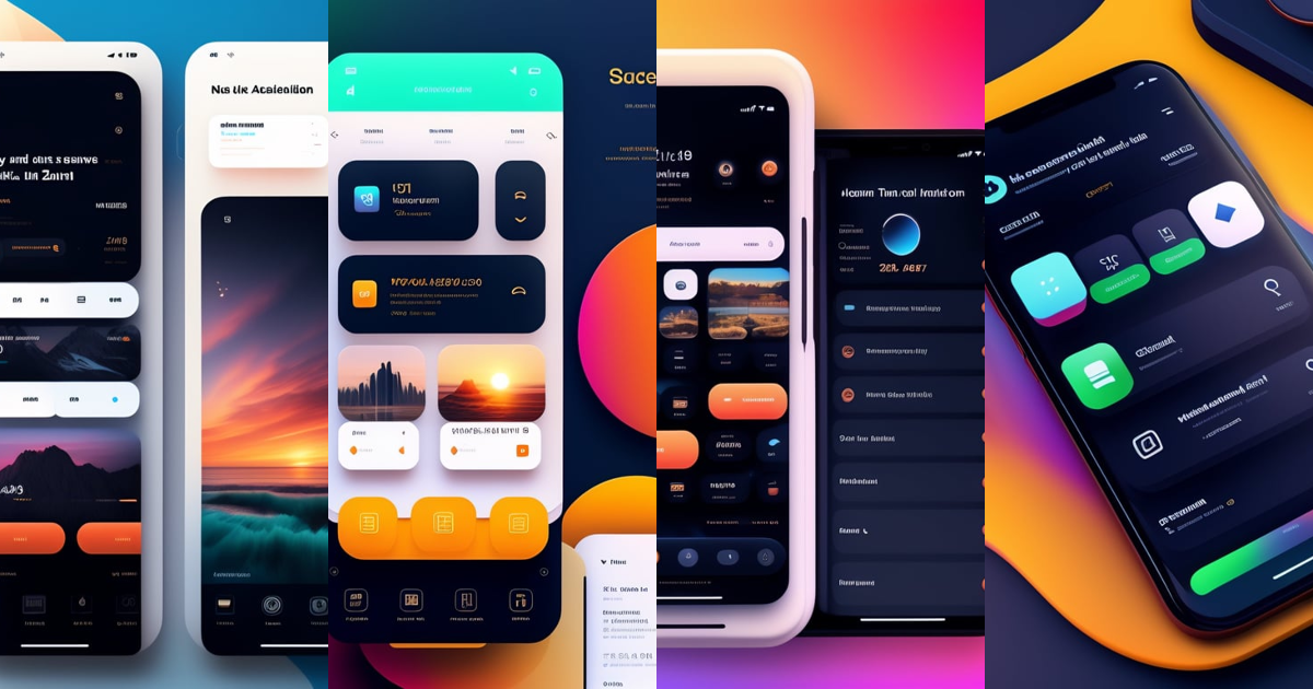 Lexica - Modern app UI design full screen