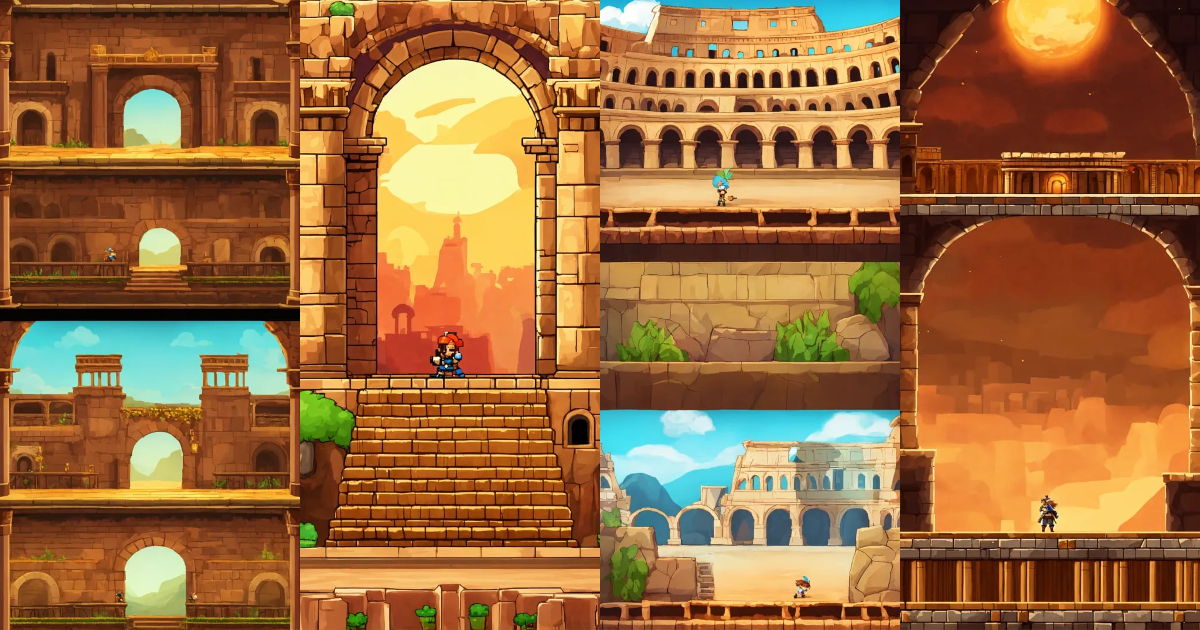 Lexica - Plataforma 2d game The Colosseum