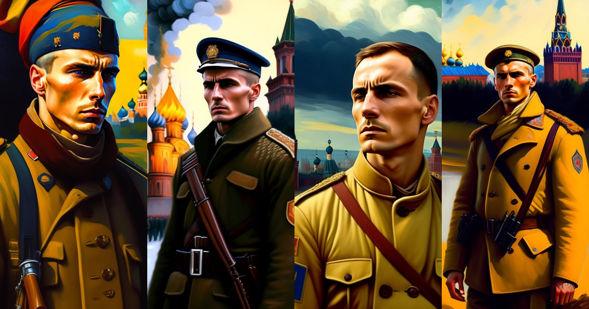 Lexica - Angry and tired stepan bandera as Ukrainian soldier, dirty ...