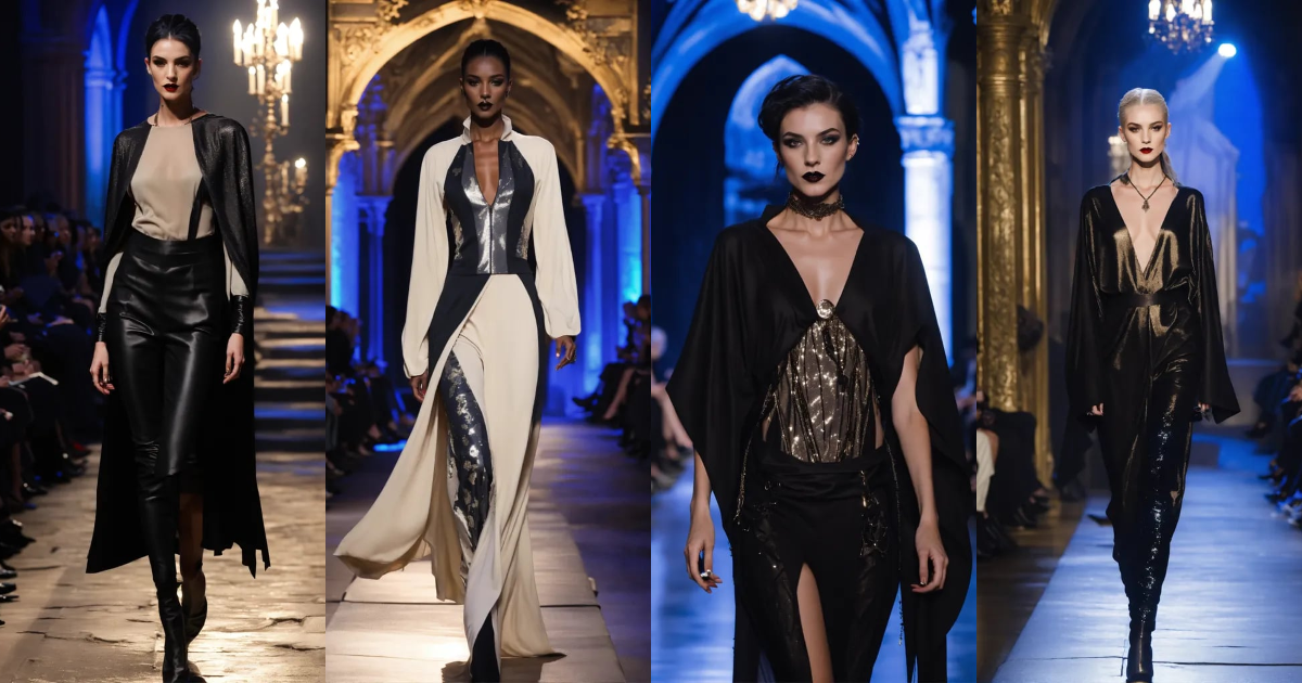 Lexica - Lothlorien androgynous royal vampire walking runway during ...