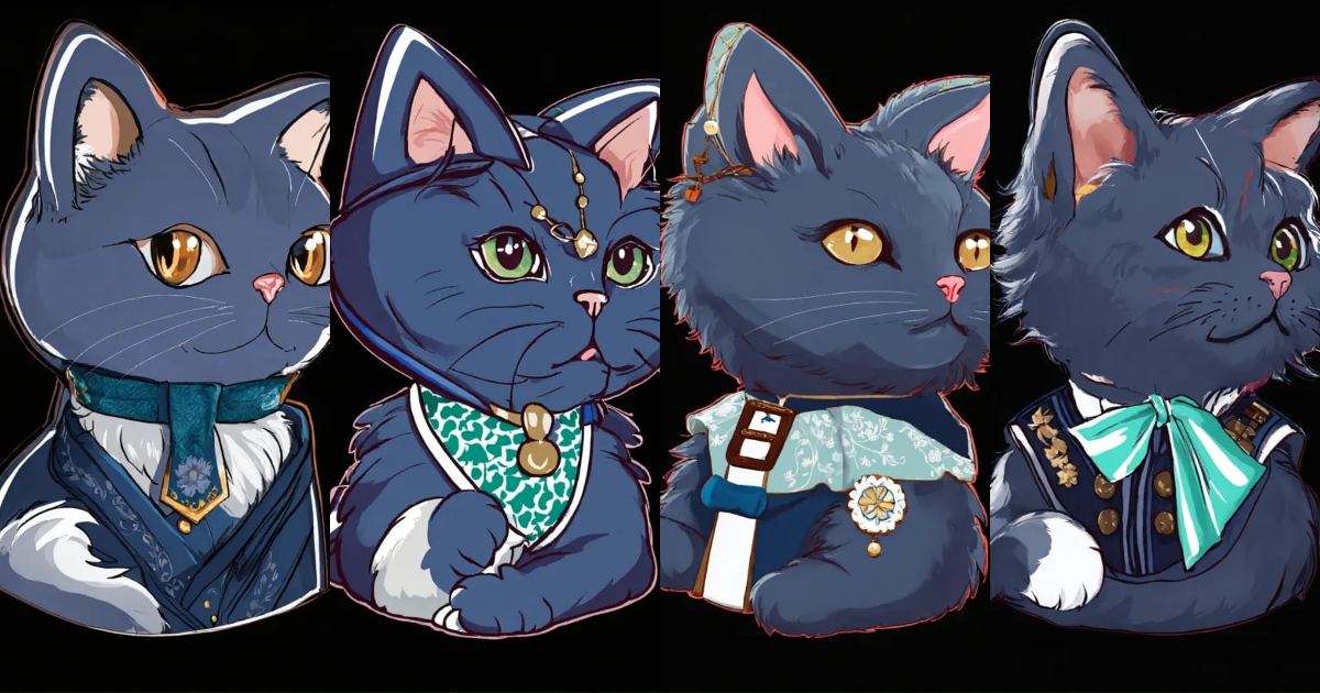 Lexica - An elegant cat wearing traditional Bavarian attire, such as ...