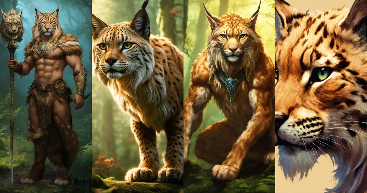 Lexica - The elven beast is a predator, with the head of a lynx ...
