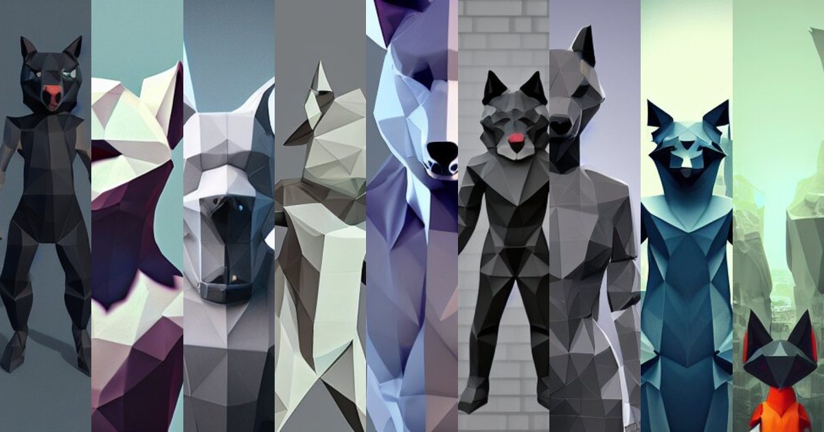 Lexica - Playstation 1 PS1 low poly graphics portrait of furry anthro ...