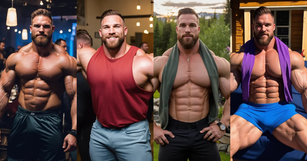 Lexica - 30-year-old Alaskan man with big muscles, big bodybuilder ...