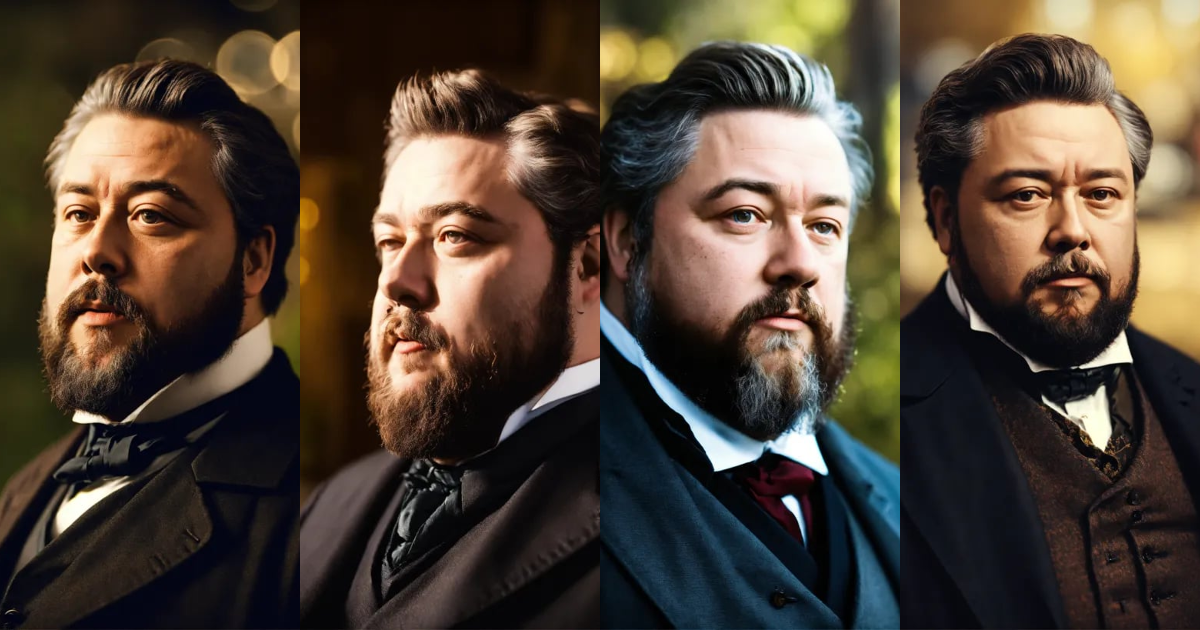 Lexica - Charles Spurgeon, photorealistic, depth of field, bokeh.
