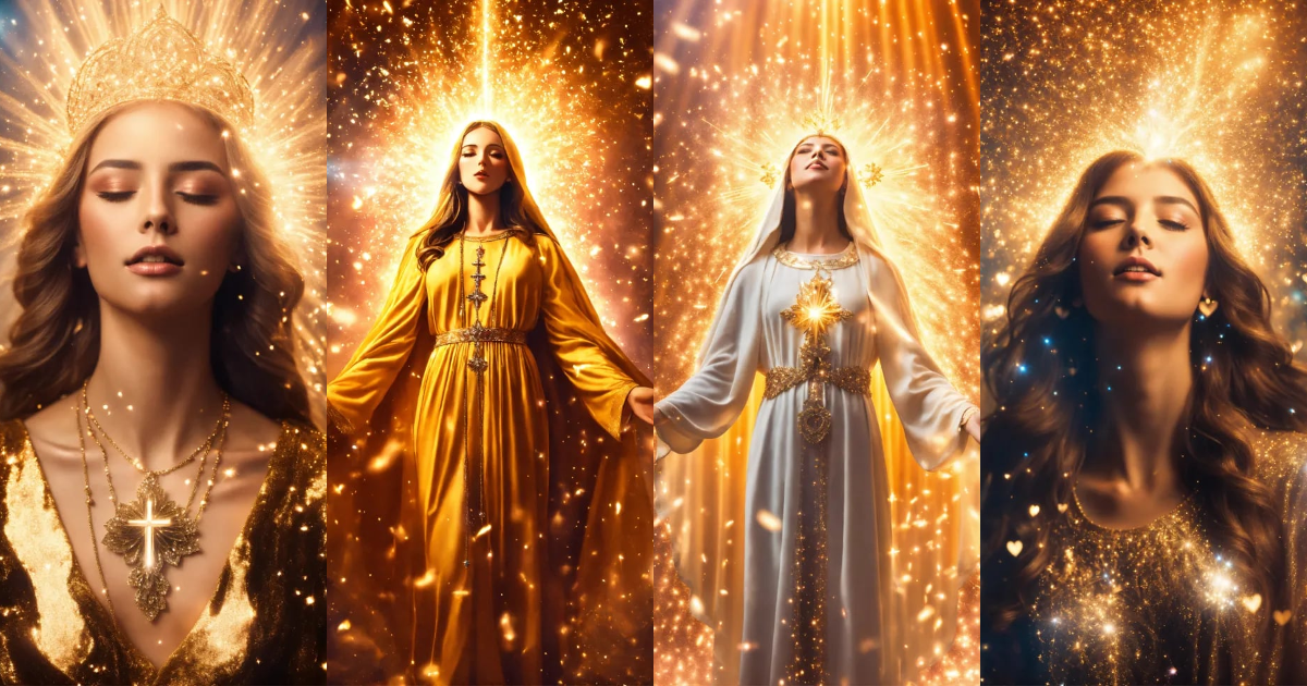 Lexica - Portrait photograph, Heavenly Holy Spirit Light blasting down ...