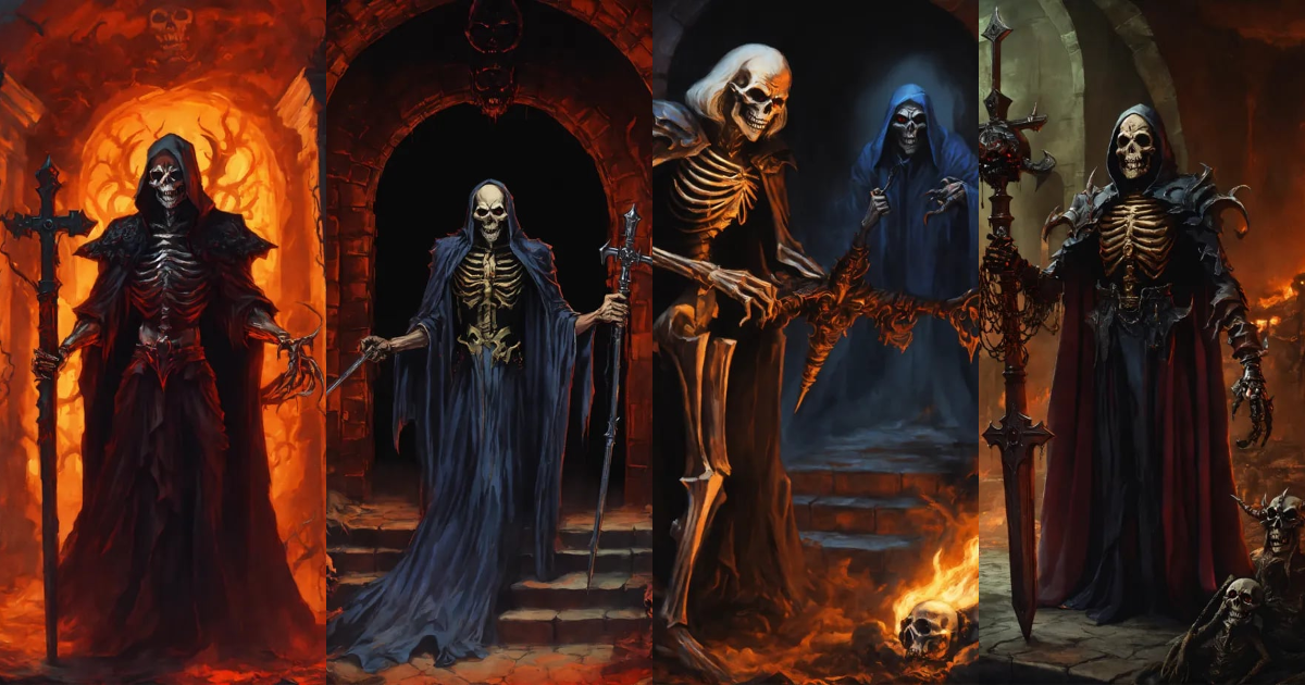 Lexica - Evil crypt keeper at the gates of hell with the Malevolent ...