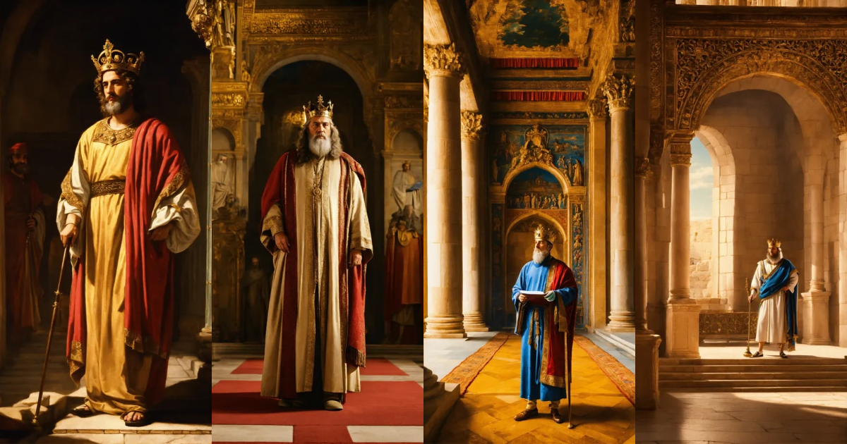 Lexica - King David standing in his palace