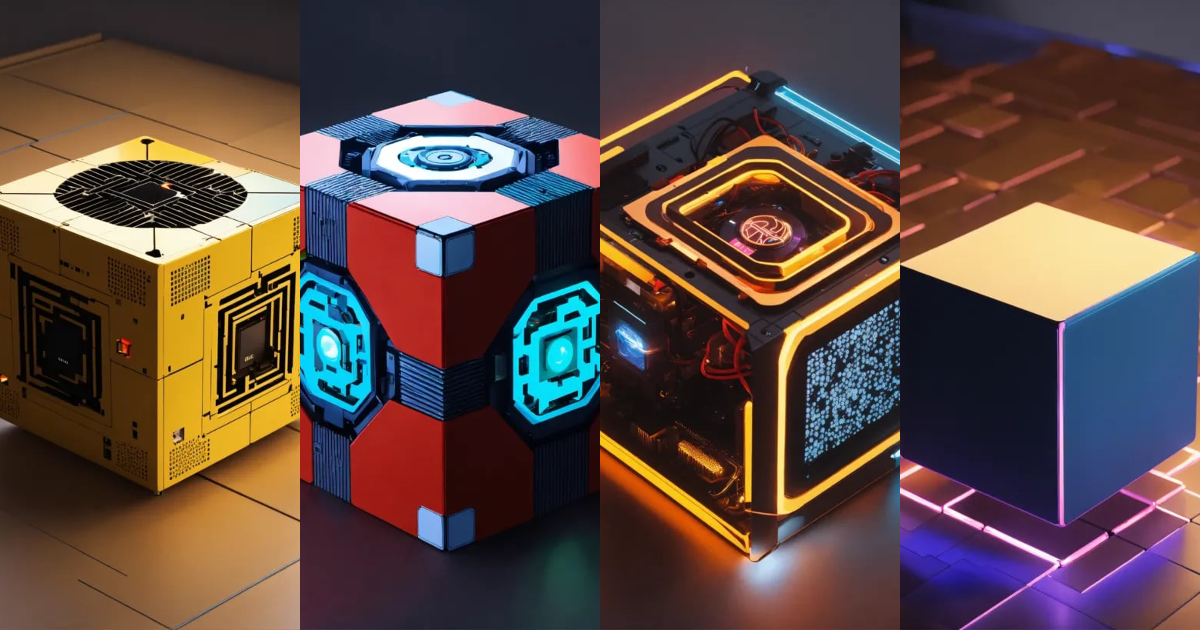 Lexica - Create a minimalistic tech cube