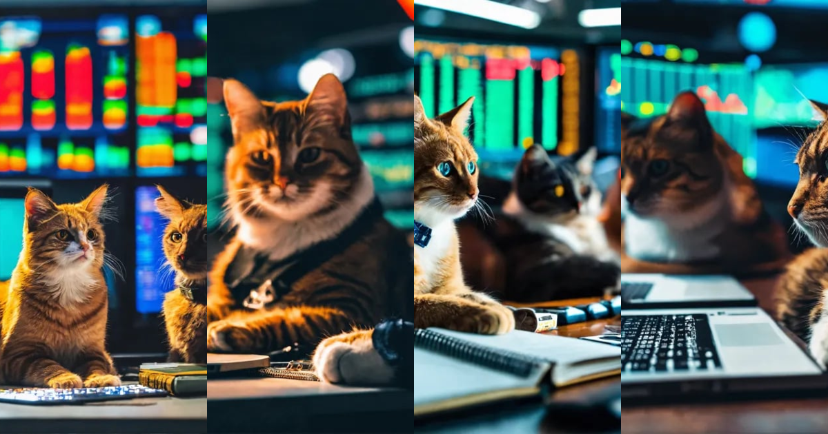 Lexica - 10 or more cats are trading the futures and making bets on ...