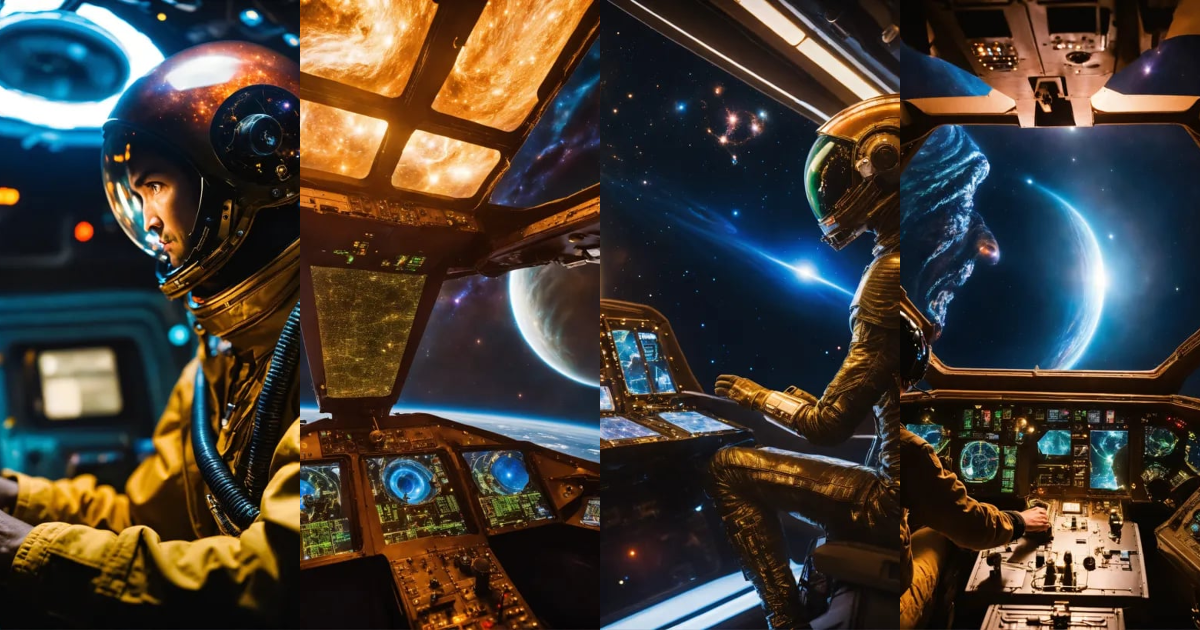 Lexica - A photograph capturing a side view of an extra-terrestrial ...