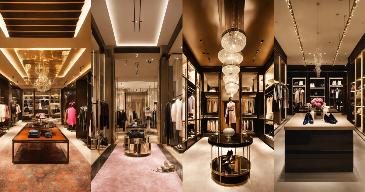Lexica - High-End Fashion Boutique Description Generate an image of a ...