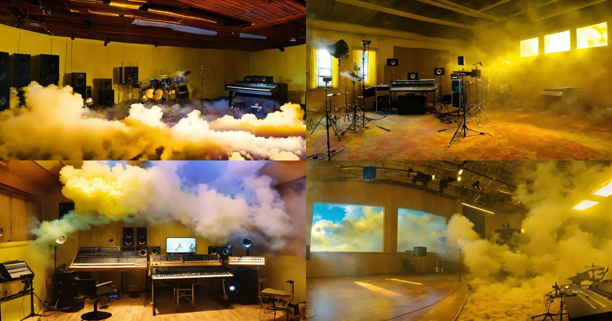 Lexica - Smoke and Clouds ENTIRE throughout the INSIDE the studio ...