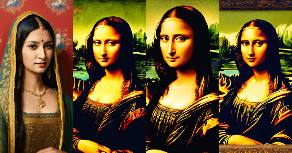 Lexica - Aliya Bhatta as Mona lisa