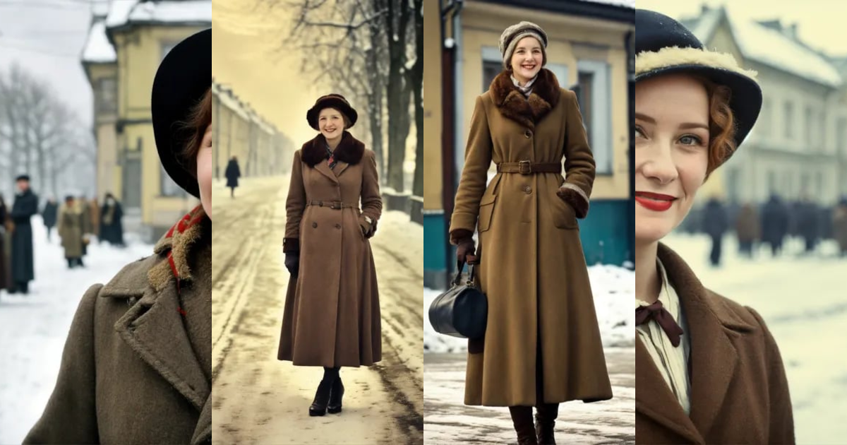 Lexica - Cute poland think poor woman age 30, 1920-1930 on streen in ...