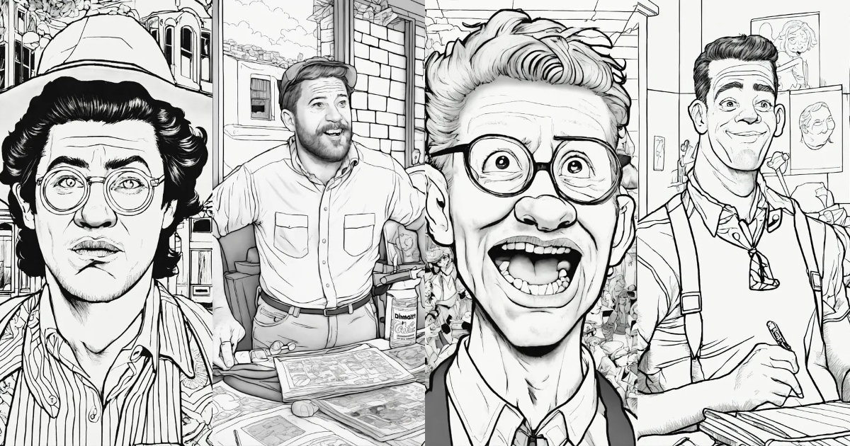 Lexica - Coloring page for adults, wtf situation art, MAD Magazine ...