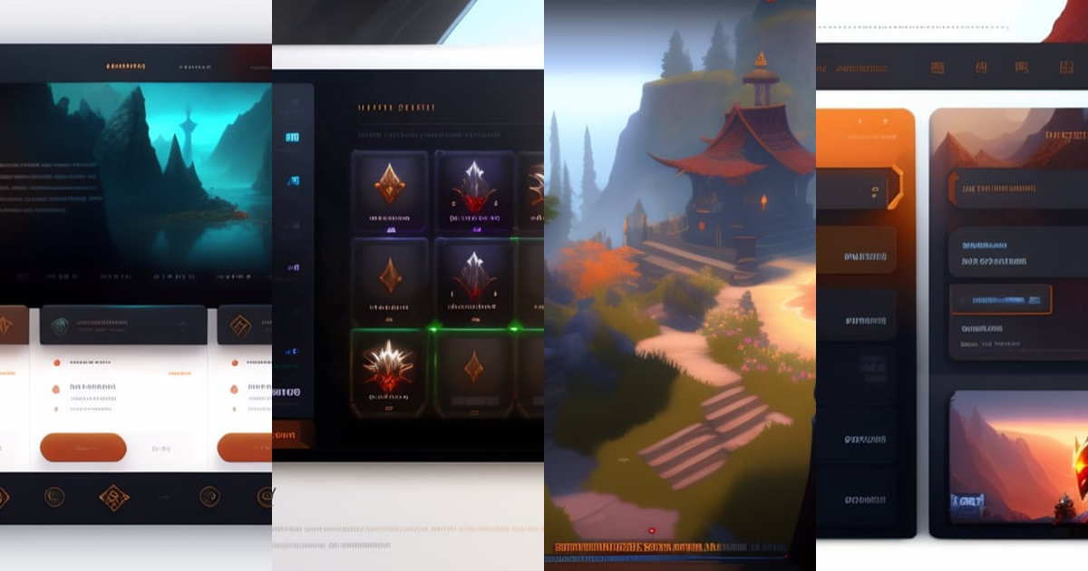 Lexica - Designed by Game User Interface Design. MMO-RPG, DIABLO GAME ...