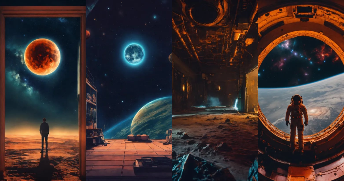 Lexica - Image of a scary space no human