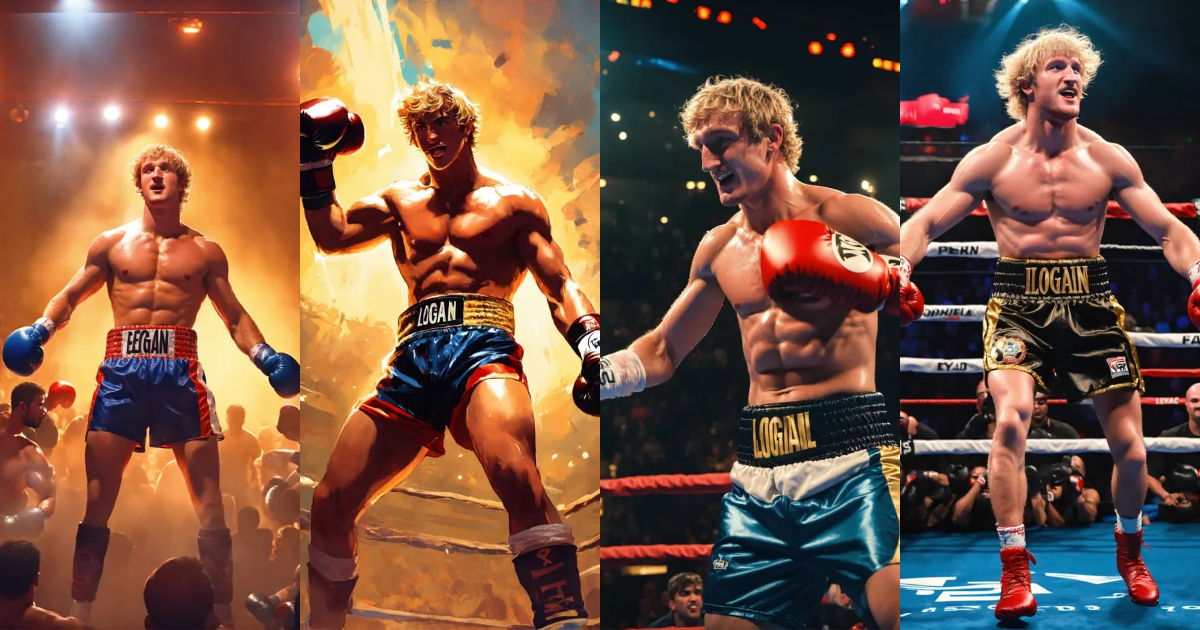 Lexica - Logan Paul, Boxing Match, Victory, Happy, Sweaty, frank ...