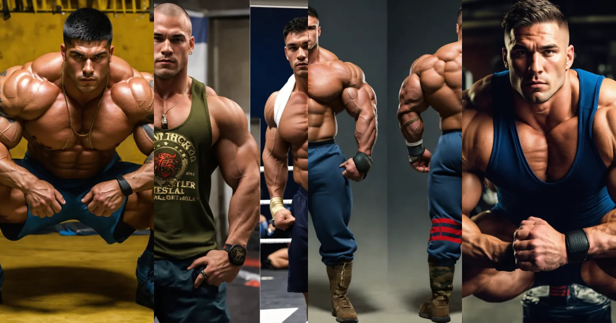 Lexica - 30-year-old man with big muscles, big bodybuilder, body like a ...