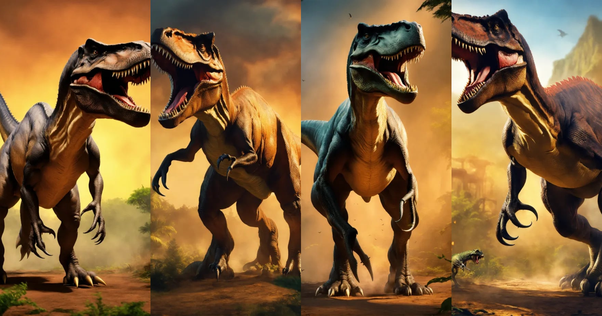 Lexica - Rexy is a captivating cartoon representation of a ...