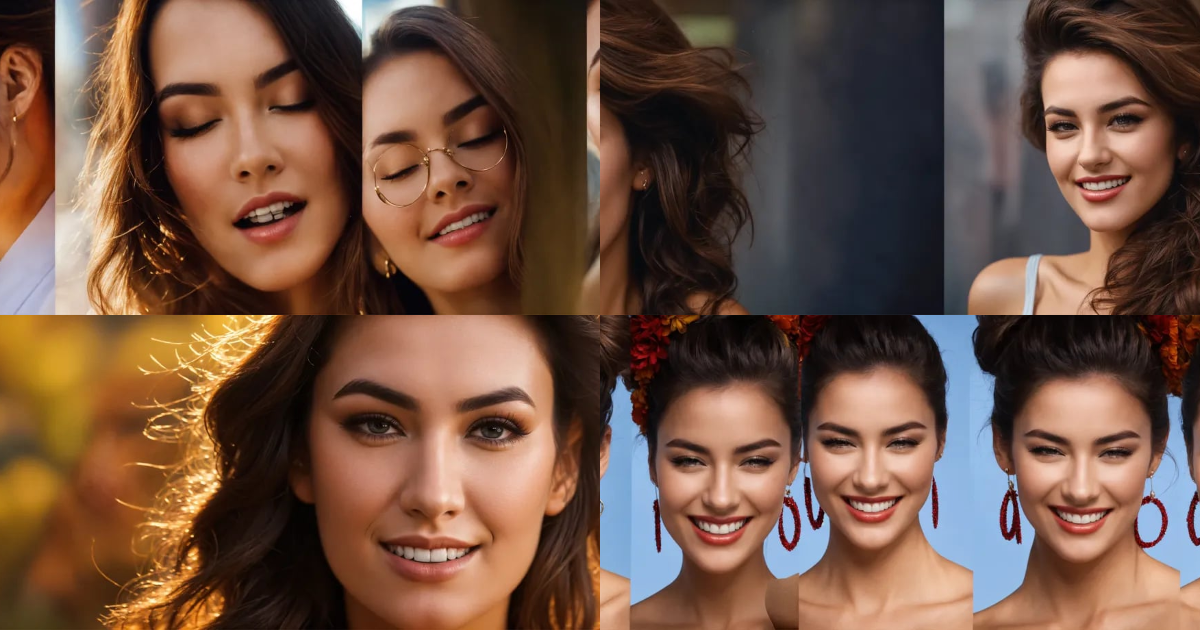 Lexica - A realistic 4HD photo image of a beautiful woman winking and ...