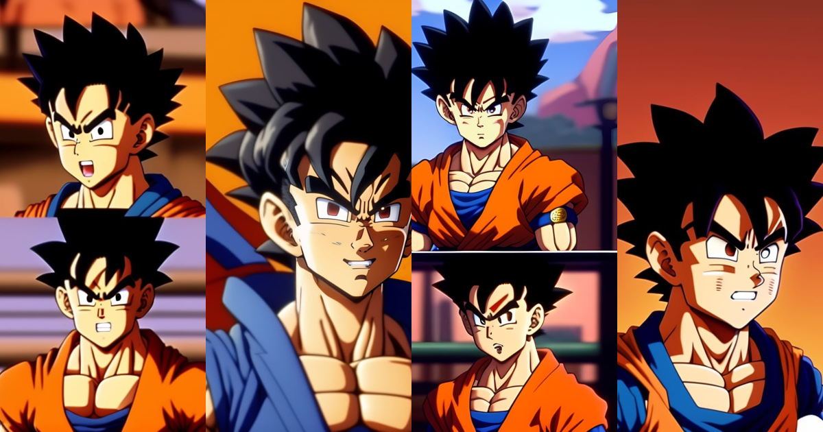Lexica - Goku from Seinfeld in the anime style of Akira Toriyama.