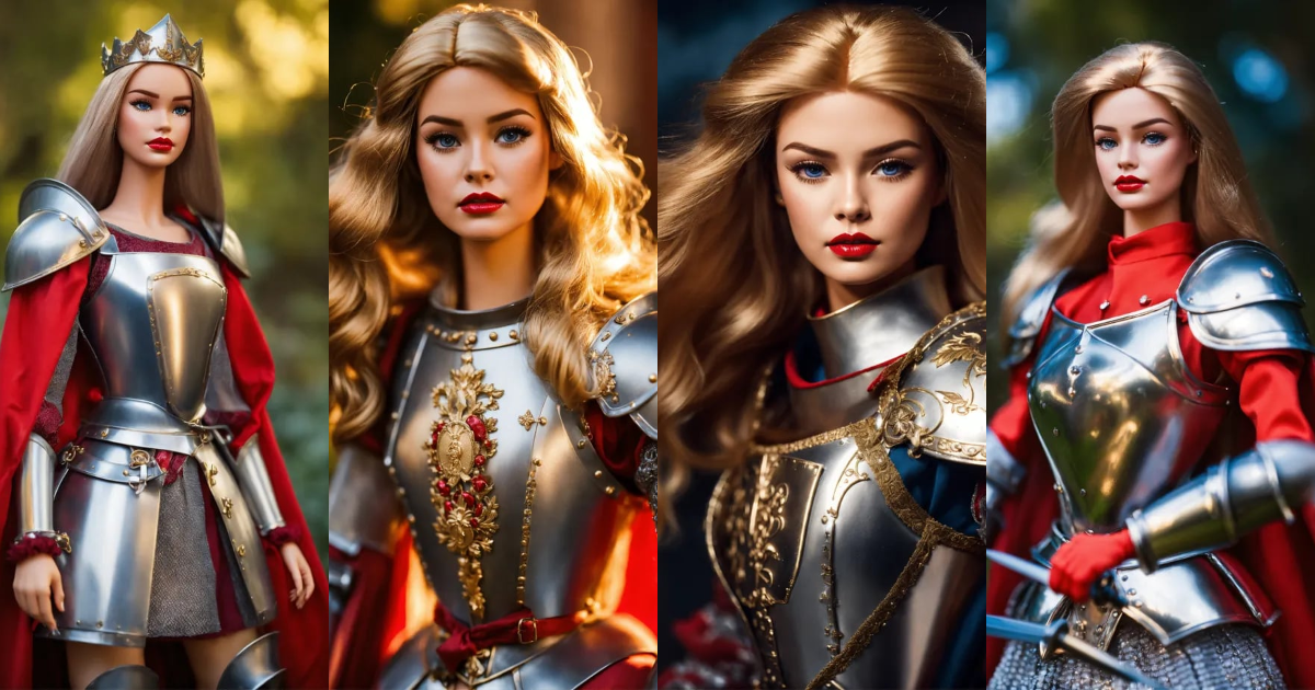 Lexica - Photo quality portrait of young beautiful barbie as a ...