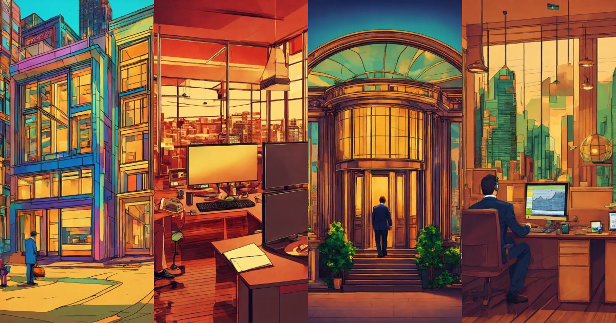 Lexica - Financial broker digital art